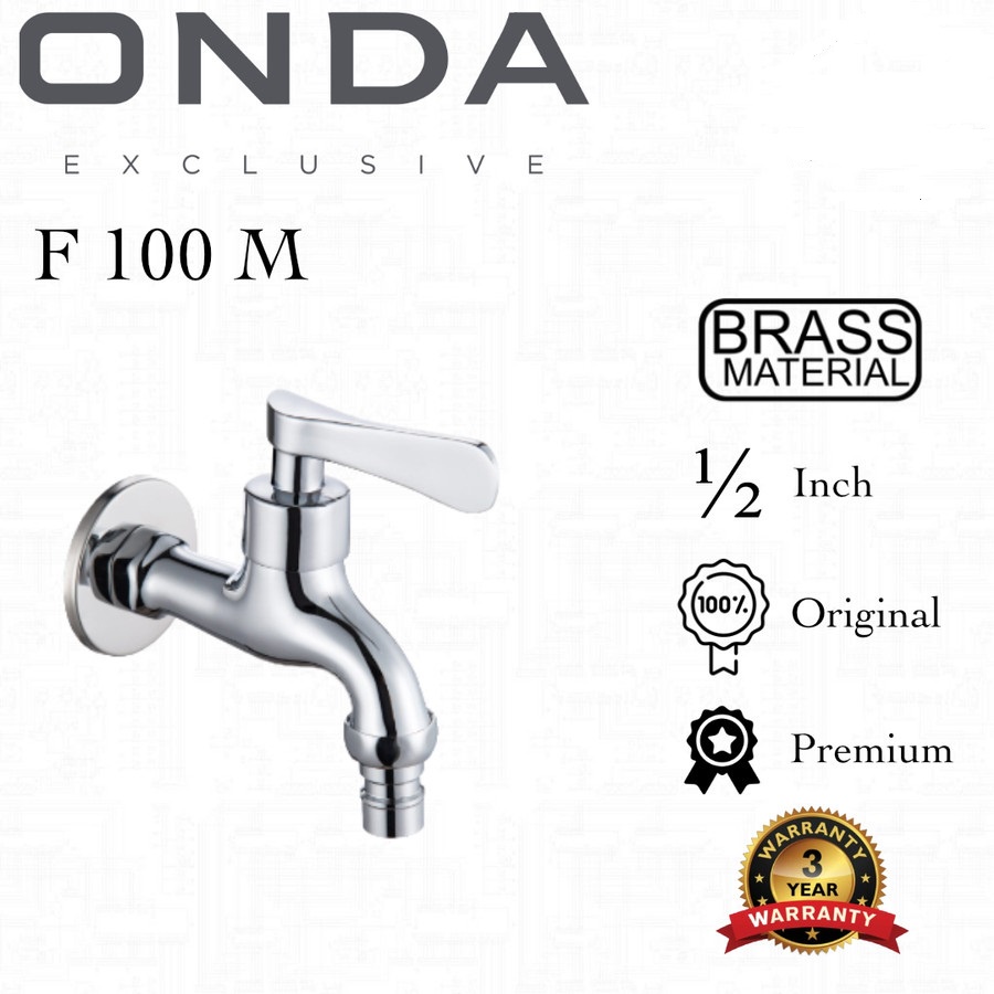 Jual Kran Tembok F 100 M Onda Exclusive | Shopee Indonesia