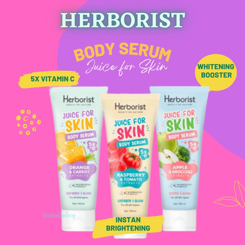 Jual Herborist Juice For Skin Body Serum 180ml Handbody Hand Body ...