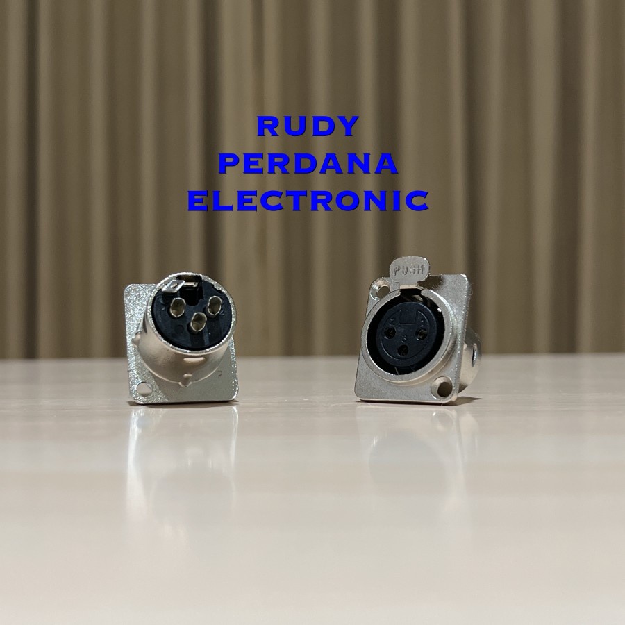 Jual SOCKET SOKET CANON XLR BODI BODY SASIS KOTAK SEGI BESI METAL ...