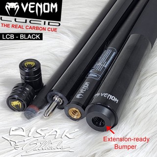 Jual Venom Lucid Carbon LCB Black Cue Uniloc Low Deflection Stick ...