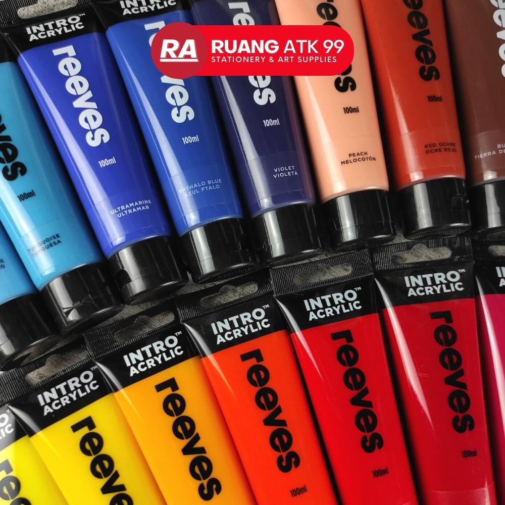 Jual Reeves Intro Acrylic Color Paint Tube 100ml Cat Lukis Akrilik ...