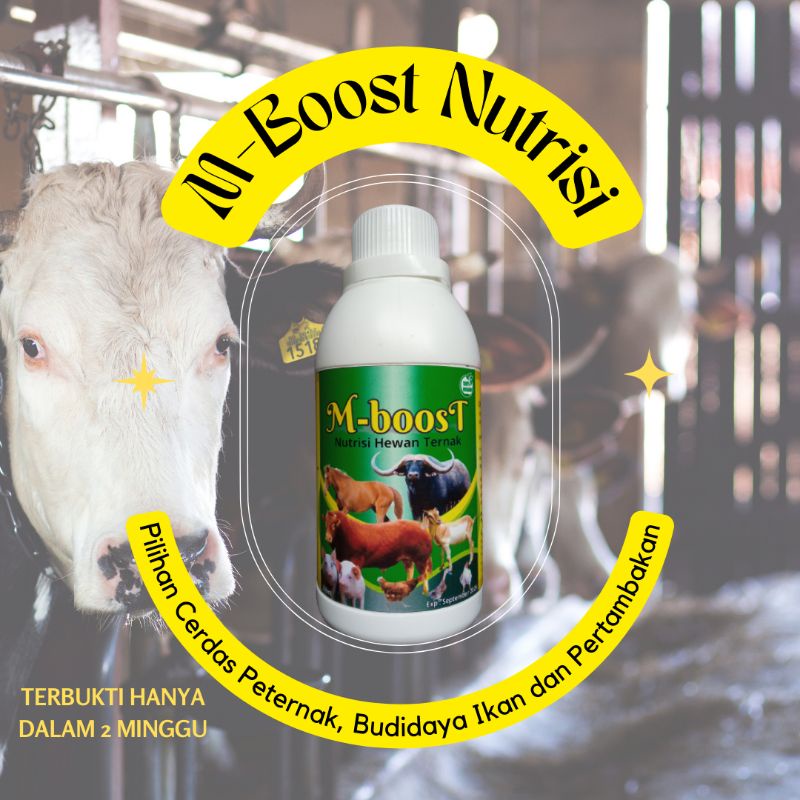 Jual M BOOST NUTRISI PETERNAKAN MENAMBAH NAFSU MAKAN TERNAK ...