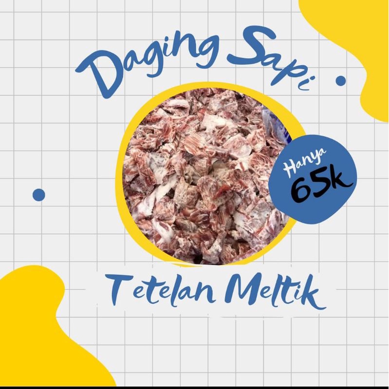 Jual Tetelan Daging Sapi Meltik (Kaldu Sedap) 1 kg | Shopee Indonesia