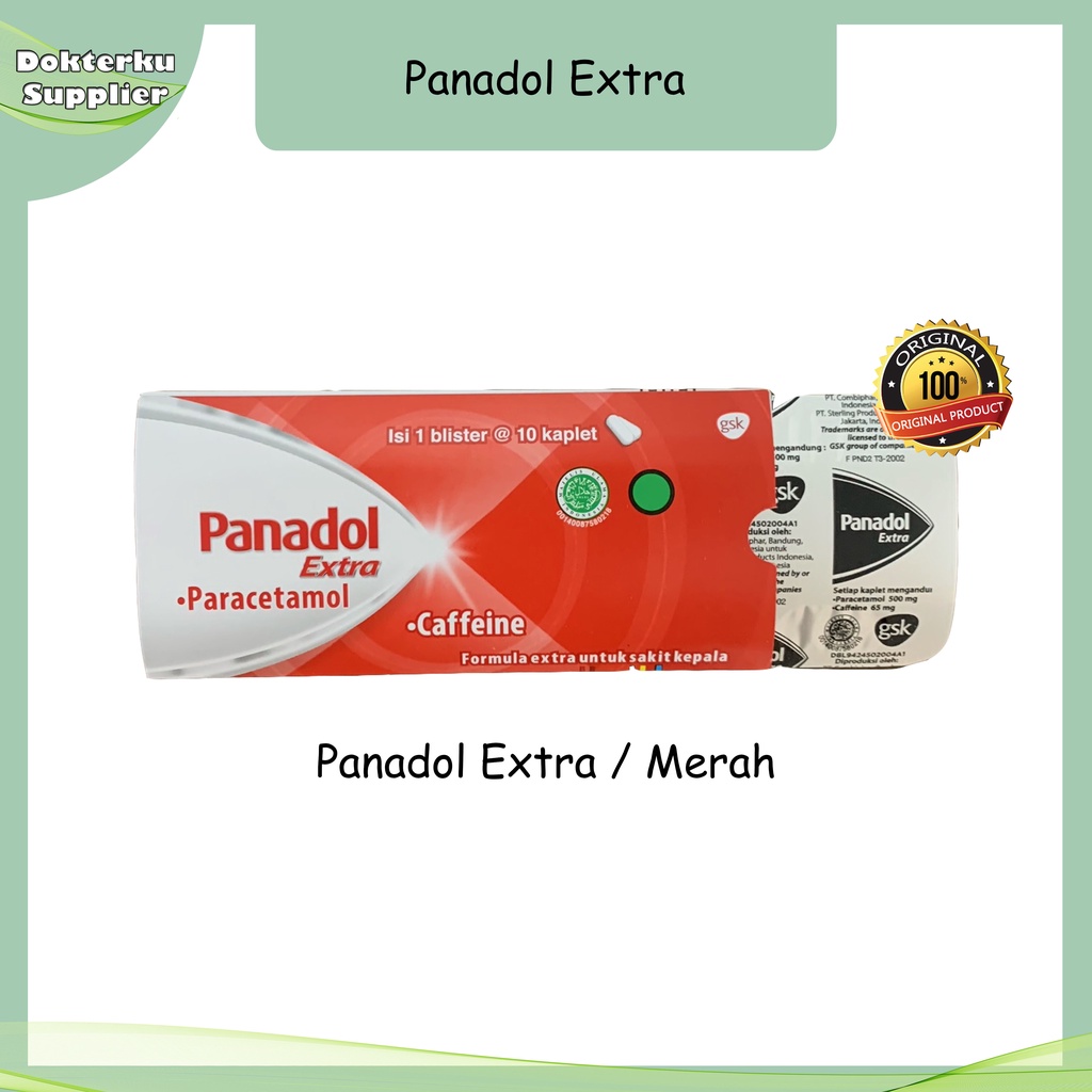 Jual Panadol Paracetamol Strip isi 10 Tablet ORIGINAL | Shopee Indonesia