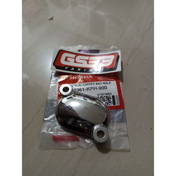Jual tutup klep wave 125 original chrome tutup klep karisma bagol ...