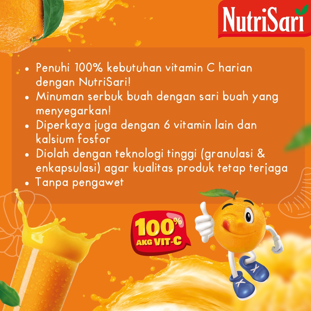 Jual NutriSari Lemon Tea 40 Sachet - Minuman Buah Vitamin C Vitamin D ...