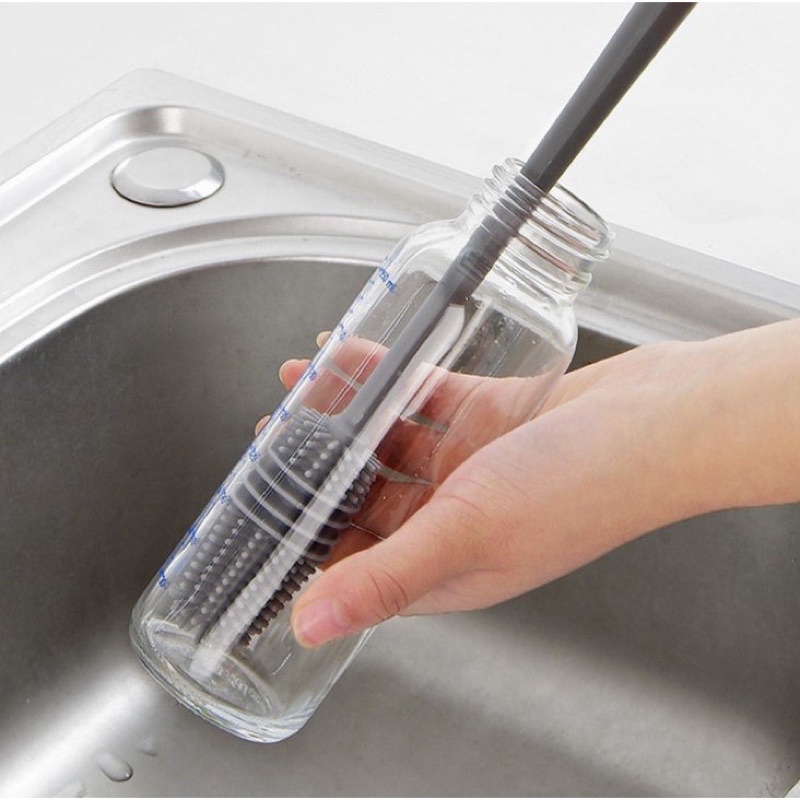 Jual [ACQ] Sikat Botol Silikon Sikat Botol Minum Silikon | Shopee Indonesia