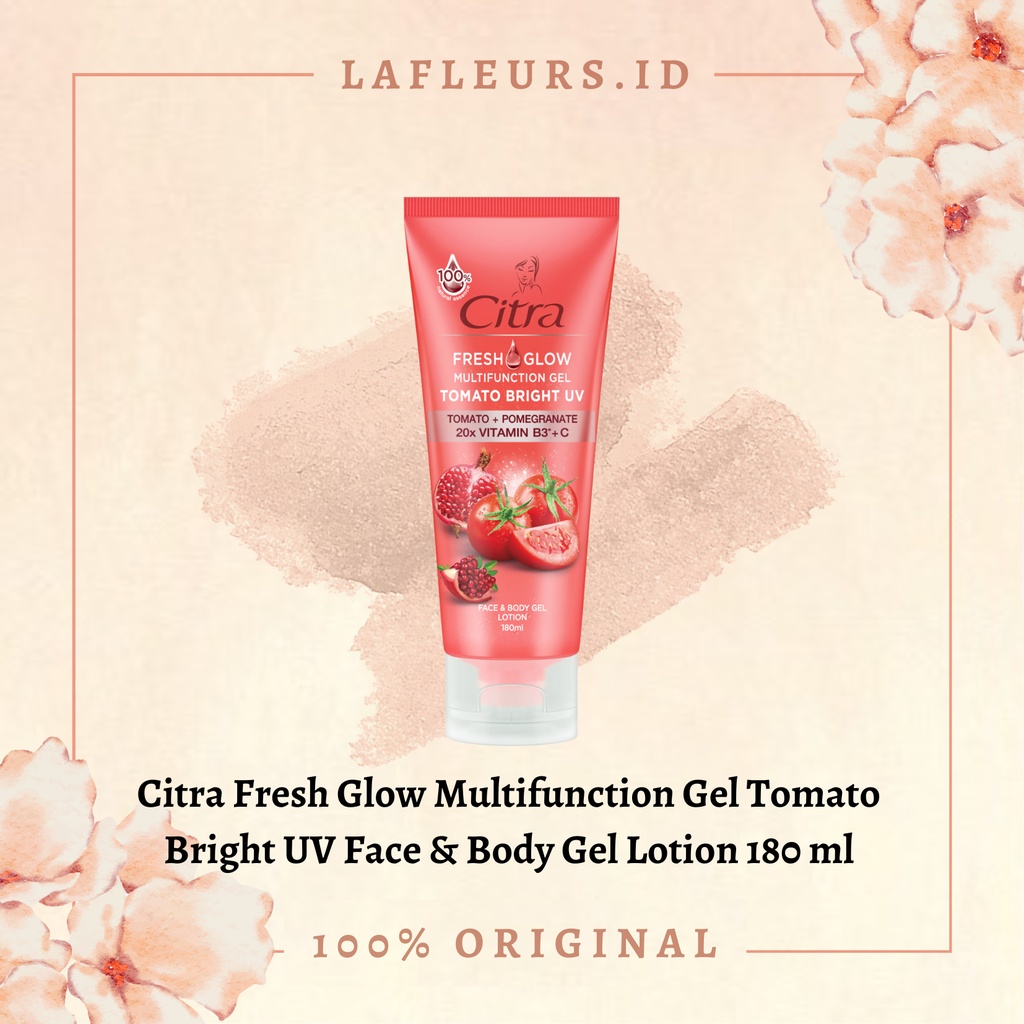 Jual Citra Fresh Glow Multifunction Gel Tomato Bright UV 180ml Face and ...