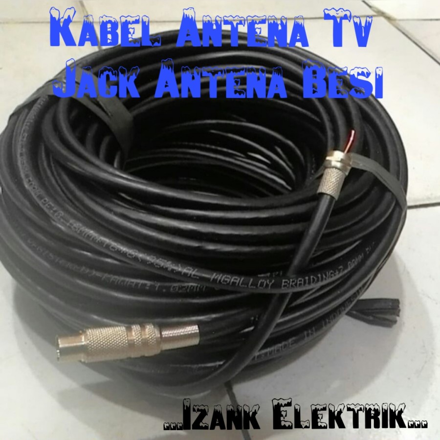 Jual Kabel antena tv kabel tv digital kabel parabola 5m 10m 15m 20m 25m 30m 35M 40M 45M 50M ...