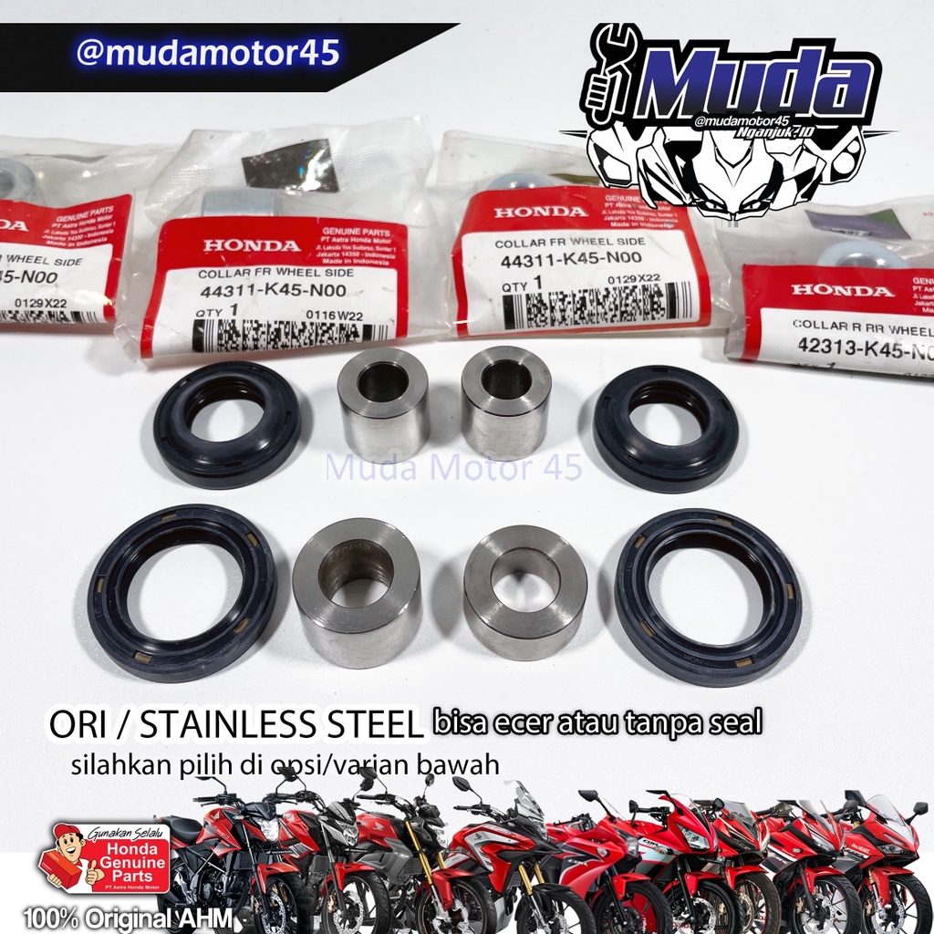 Jual BOS RODA CBR150R CB150R ORI DAN SS STAINLESS STEEL DEPAN BELAKANG ...