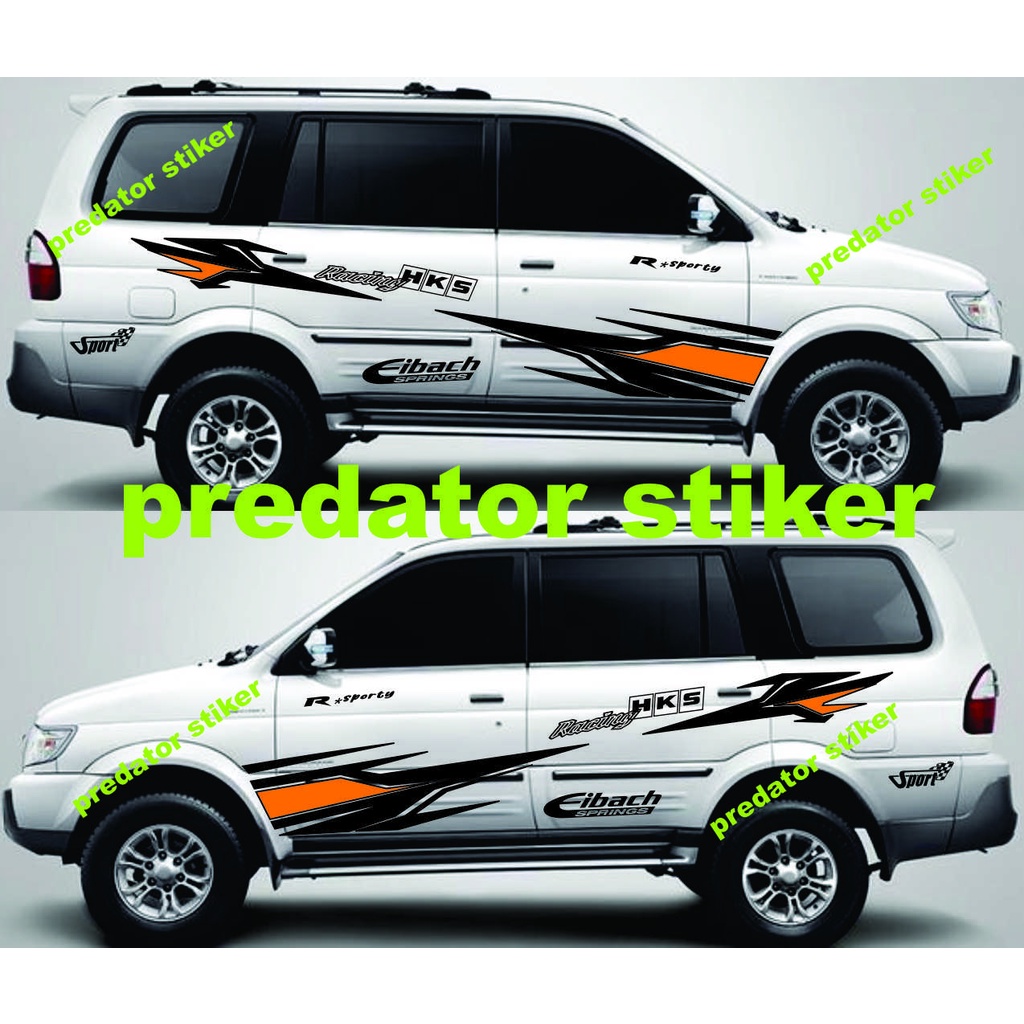 Jual Stiker Mobil Panther Stiker Striping HKS Stiker Mobil Isuzu Panter ...
