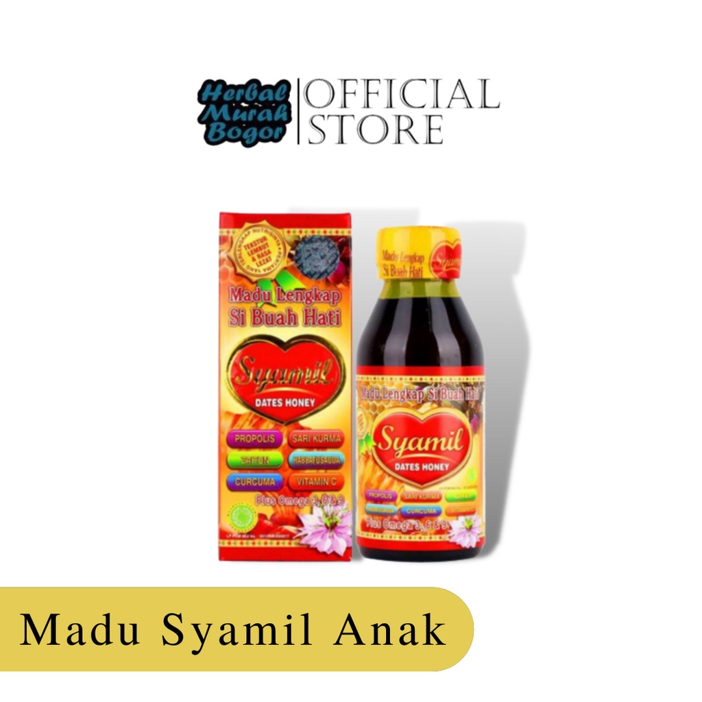 Jual Madu Kurma Syamil Si Buah Hati Kemasan Terbaru / Madu Syamil Anak ...
