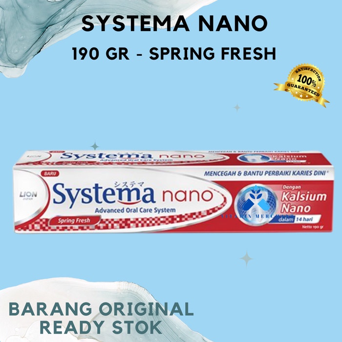 Jual Pasta Gigi Systema Nano Toothpaste 190 gr - Spring Fresh | Shopee ...