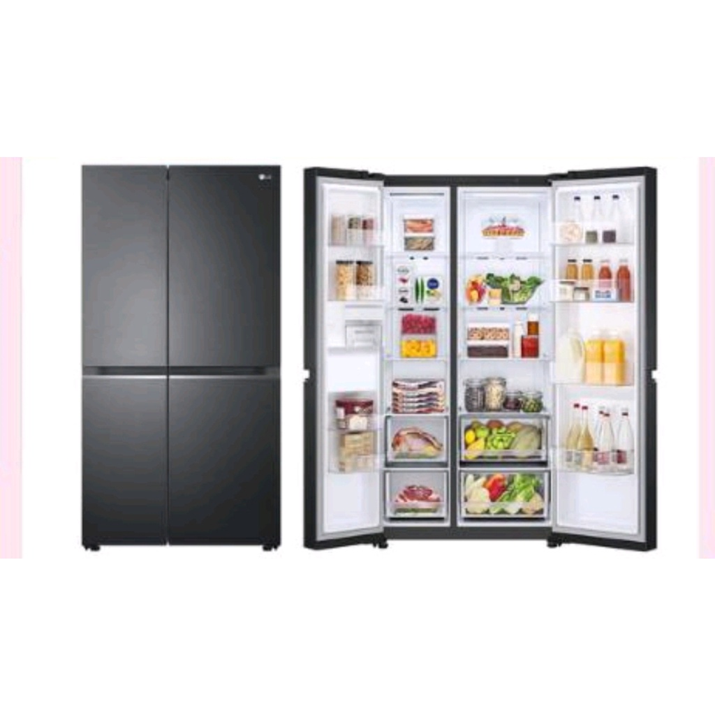 Jual KULKAS LG SIDE BY SIDE 2 PINTU TYPE GCB 257 SQVL | Shopee Indonesia