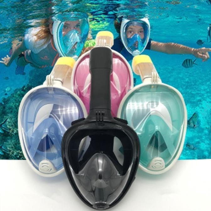 Jual Alat Snorkeling Snorkling Snorkel Full Face Mask Snorkeling Diving ...