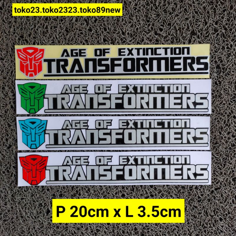 Jual STIKER TRANSFORMERS STICKER CUTTING MOTOR STIKER KEREN | Shopee ...