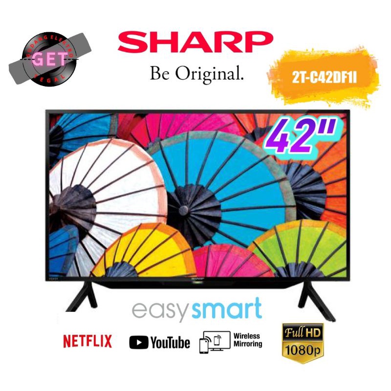 Jual LED SMART TV SHARP 42 INCH~ 2T-C42DF1I [EASY SMART OS] BUILT IN ...