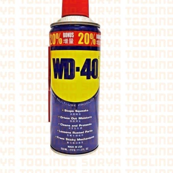 Jual Lubricant Minyak Pelumas semprot serbaguna WD 40 / WD40 Spray 333 ...