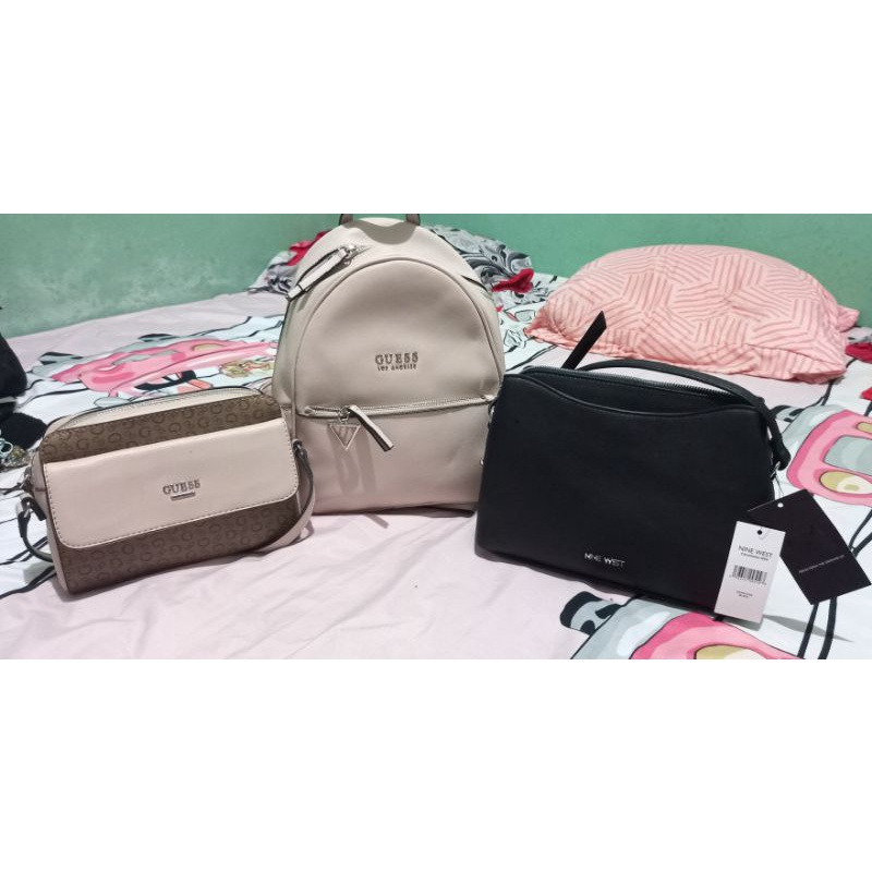 Jual Tas preloved Guess original ||Ninewest original | Shopee Indonesia