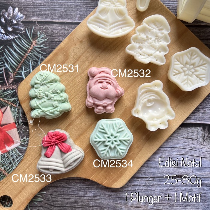 Jual Cetakan Natal 25-30gr 50gr CM253 Nastar| Christmas Cookies Cutter ...