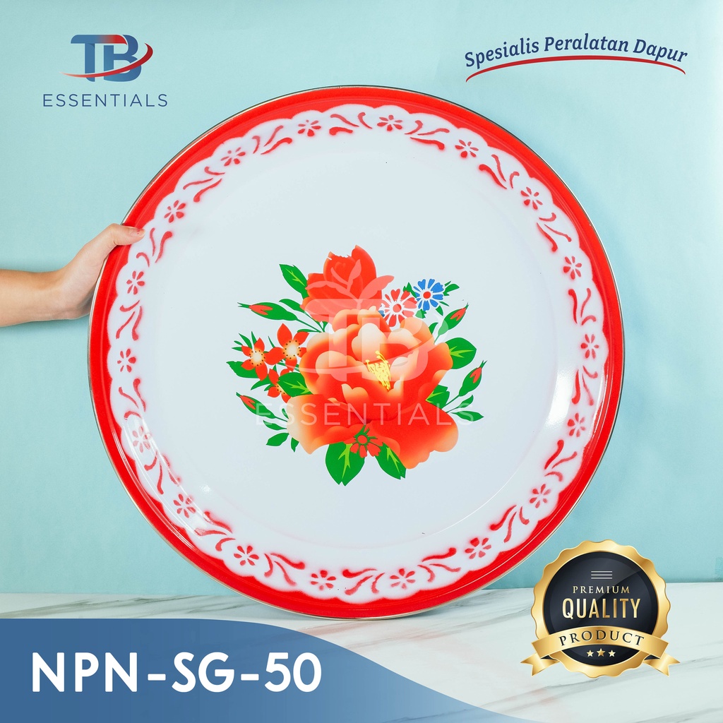 Jual TB ESSENTIALS - NPN-SG-50 1KOLI 24PCS NAMPAN BULAT / NAMPAN ...