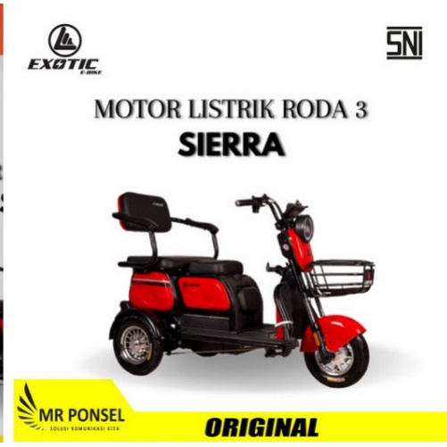 Jual Pacific Exotic SIERRA Sepeda Listrik Roda Tiga By Pacific | Shopee ...