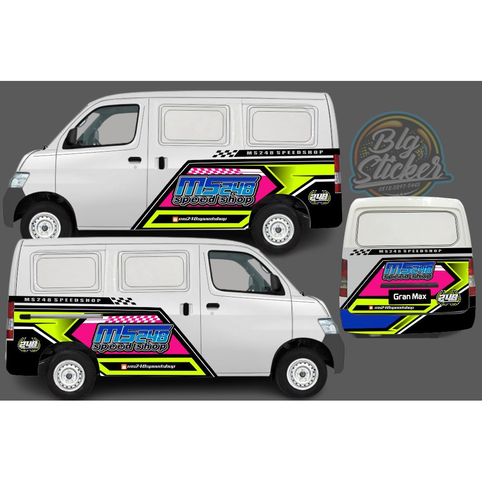 Jual STIKER MOBIL GRANMAX BLINDVAN DECAL PRINT VARIASI | Shopee Indonesia