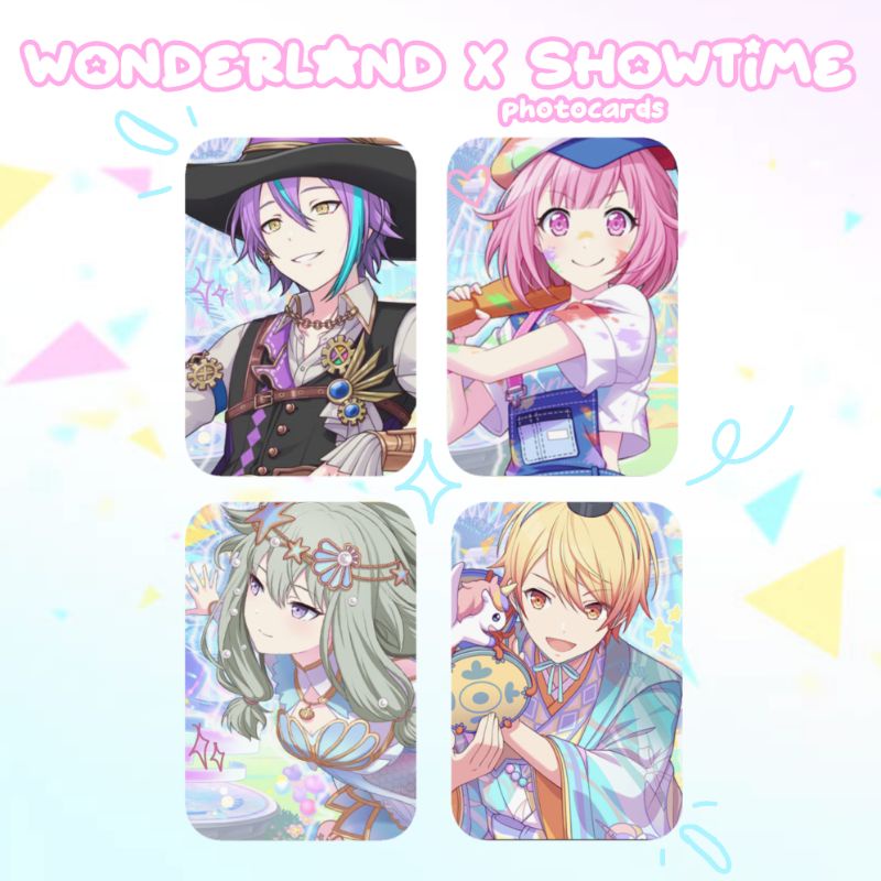 Jual [READ DESC] wonderland x showtime photocards (rui,nene,tsukasa,emu ...