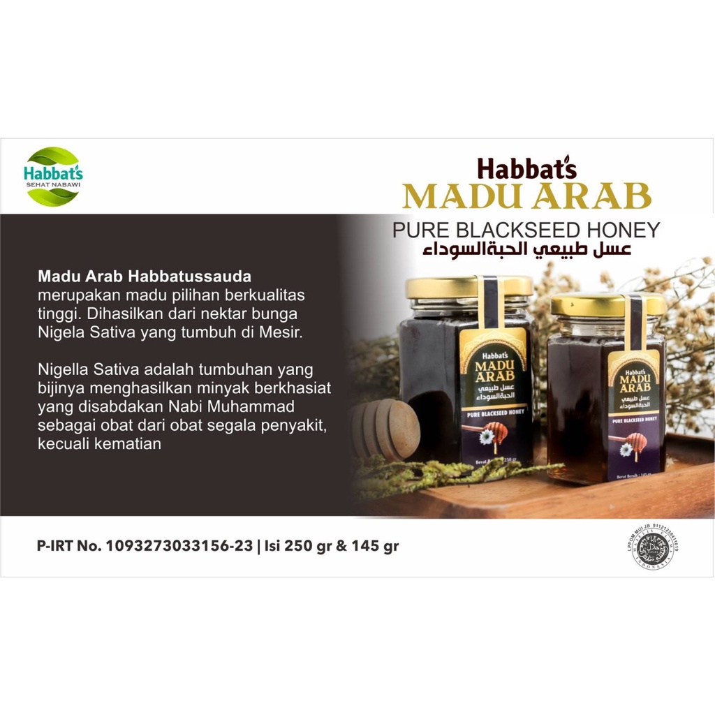 Jual (BISA COD) MADU HABBATS Madu Blackseed Madu Lambung Obat Maag Obat ...