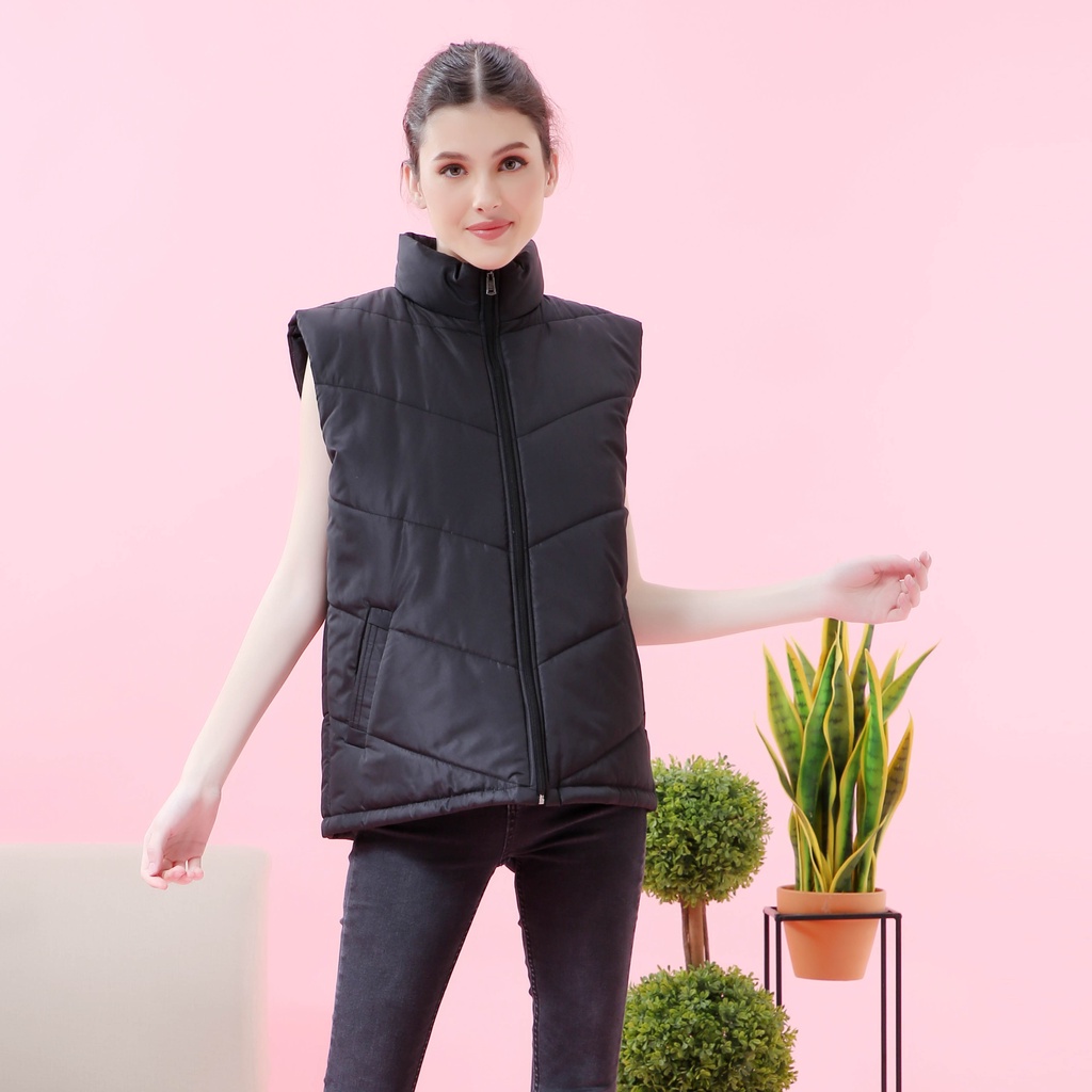 Jual Riding Vest Penghangat Badan (Tebal Dacron 6mm) + Furing dan Saku ...