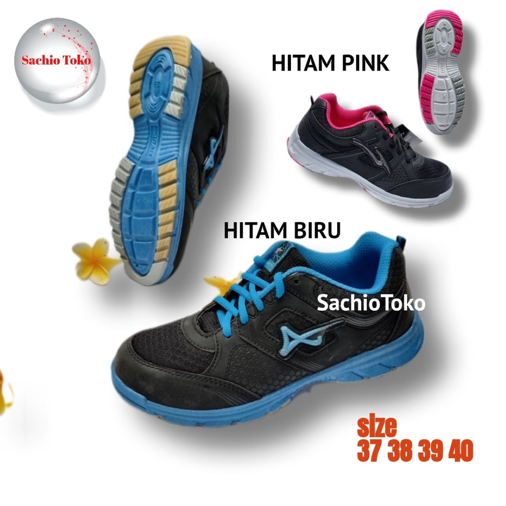 Jual Sepatu sekolah wanita Sepatu hitam PRO ATT LGH Hitam Pink hitam ...