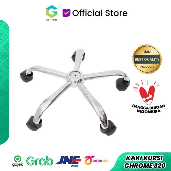 Jual Kaki Kursi Kantor Besi Chrome Baru Termasuk Roda (320) | Shopee ...