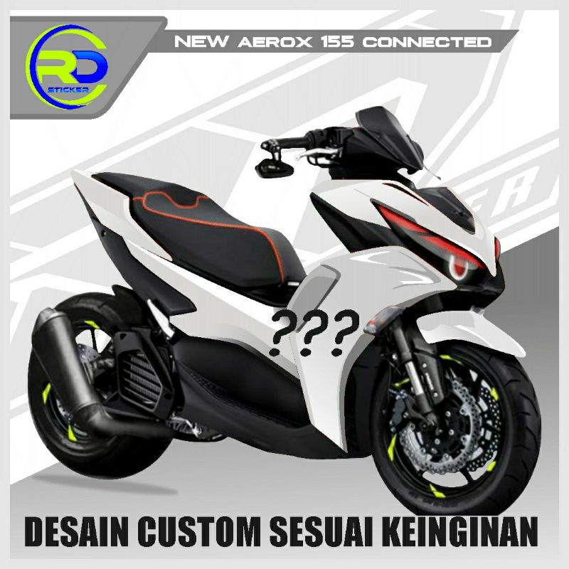 Jual decal sticker new aerox connected/aerox old custom | Shopee Indonesia
