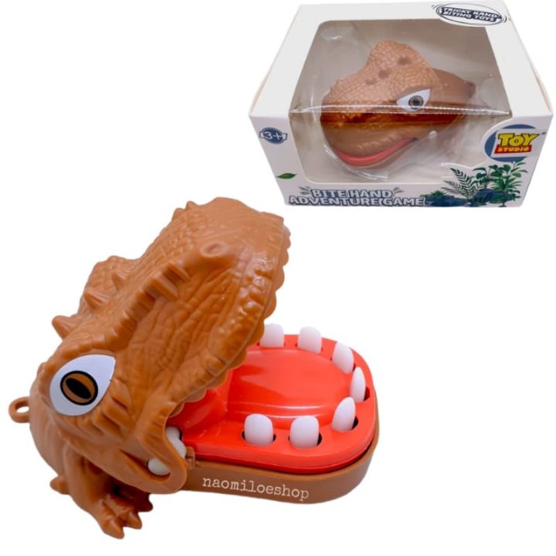 Jual Bite hand DINO IMPORT Mainan Gigit Jari Dino Mini Crazy Dinosaur ...