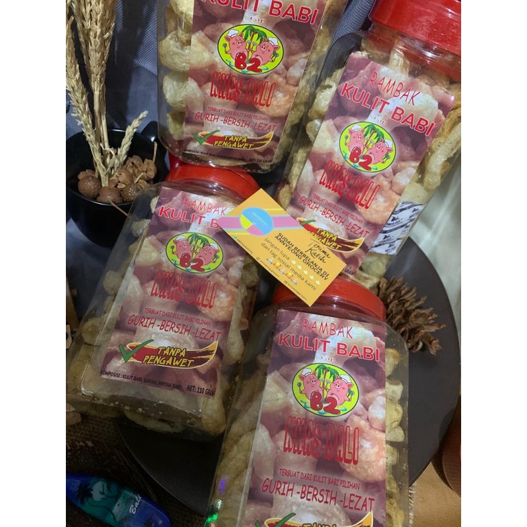 Jual RAMBAK KULIT BABI KERUPUK KULIT BABI SNACKEE RAMBAK BABI KHAS BALI ...