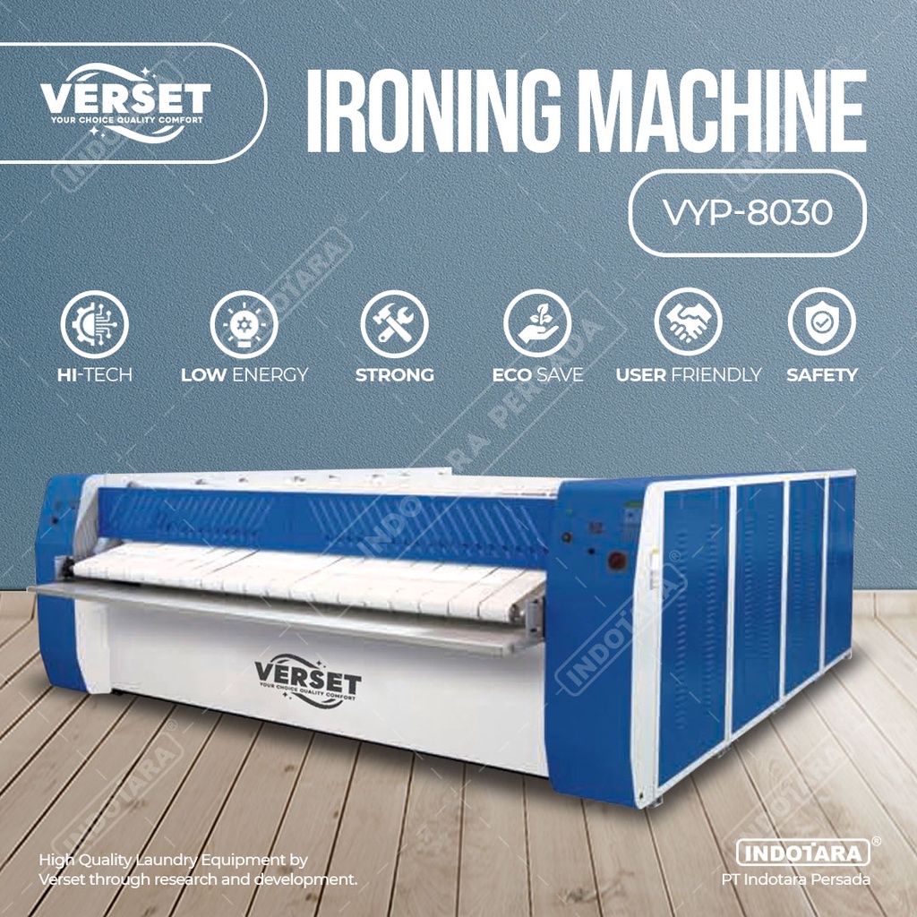 Jual Mesin Setrika Laundry Industri Verset VYP-8030 | Shopee Indonesia
