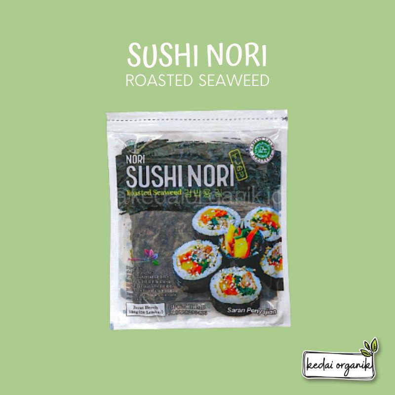 Jual Java Super Food Nori Sushi Roasted Seaweed 10 Lembar | Shopee ...
