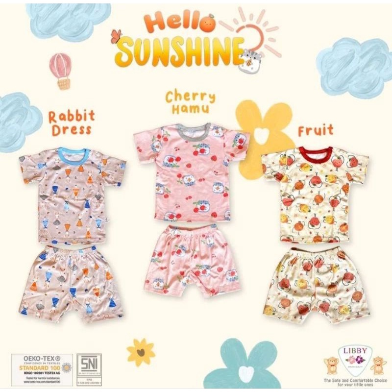 Jual Stelan Pendek Libby Hello Sunshine | Shopee Indonesia