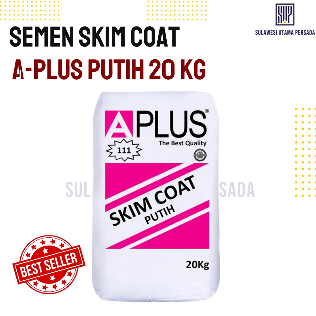 Jual APLUS SKIMCOAT PUTIH APLUS PINK 20 KG | Shopee Indonesia