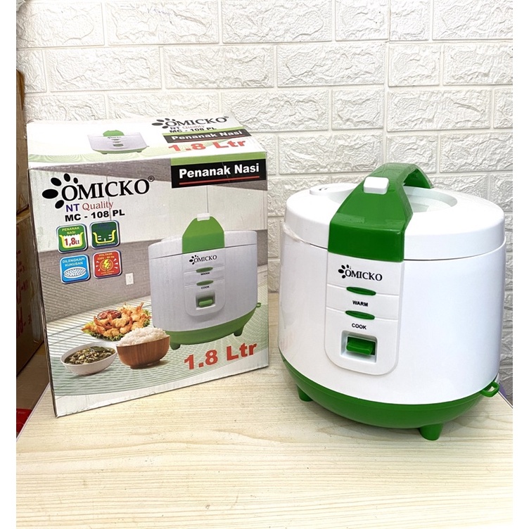 Jual Penanak nasi rice cooker omicko 1,8L dan 1,2L magic com omicko | Shopee Indonesia