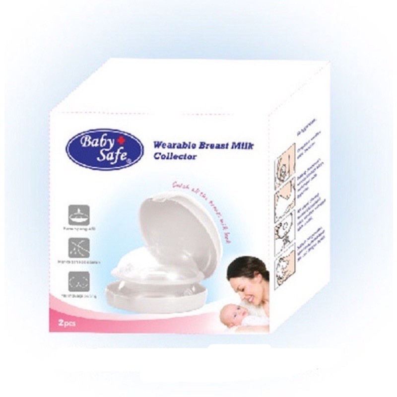 Jual BABY SAFE Breast Milk Collector Shell - Wadah Penampung Asi ...