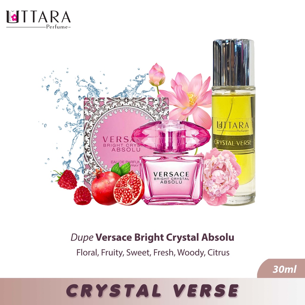 Jual CRYSTAL VERSE 30ml Uttara Parfum Refill ( VERSAC3 BRIGHT CRYSTAL ...