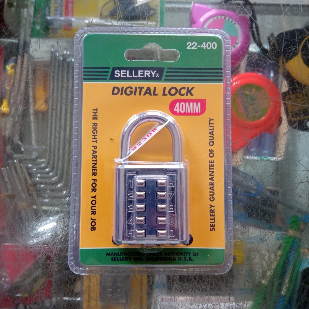 Jual DIGITAL LOCK SELLERY / GEMBOK DIGITAL 40MM (22-400) | Shopee Indonesia