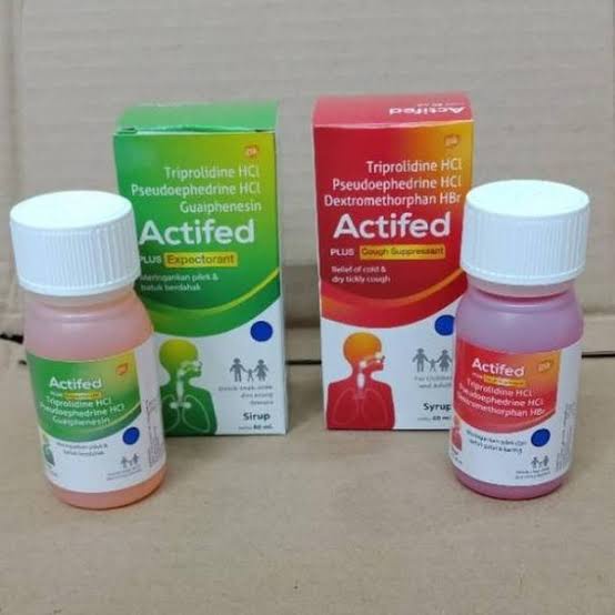 Jual Actifed Syrup 60ml Syrup Batuk Berdahak Kering (TOKO BABY UNA/BISA ...