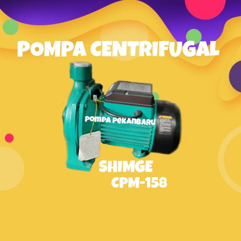 Jual Mesin Pompa Air Transfer Centrifugal Pump Shimge CPM 158 | Shopee ...