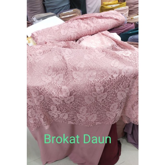 Jual Brokat Lace Motif Daun / Brokat Daun | Shopee Indonesia