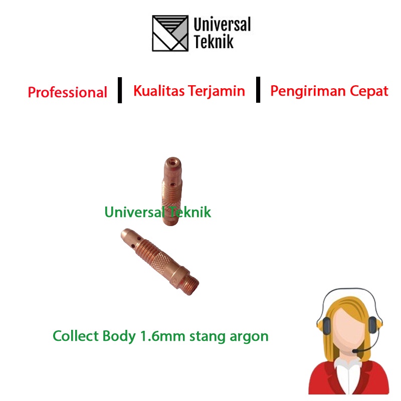 Jual Collet Body argon 1.6mm bengkel besi travo las alat alat teknik ...