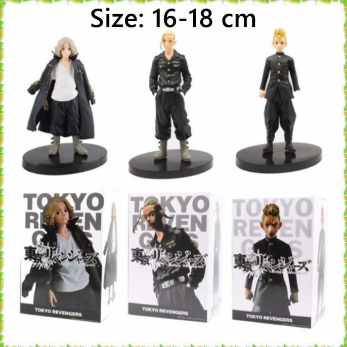 Jual Figure Tokyo Revengers Mikey Draken Takemichi Touman Action Figure ...