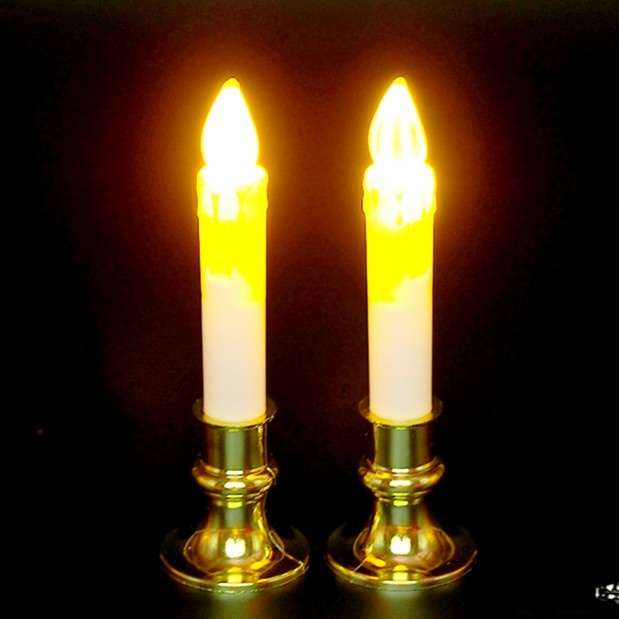 Jual Lilin LED Elektrik Lilin Natal Hias Candle Lilin Putih Baterai ...