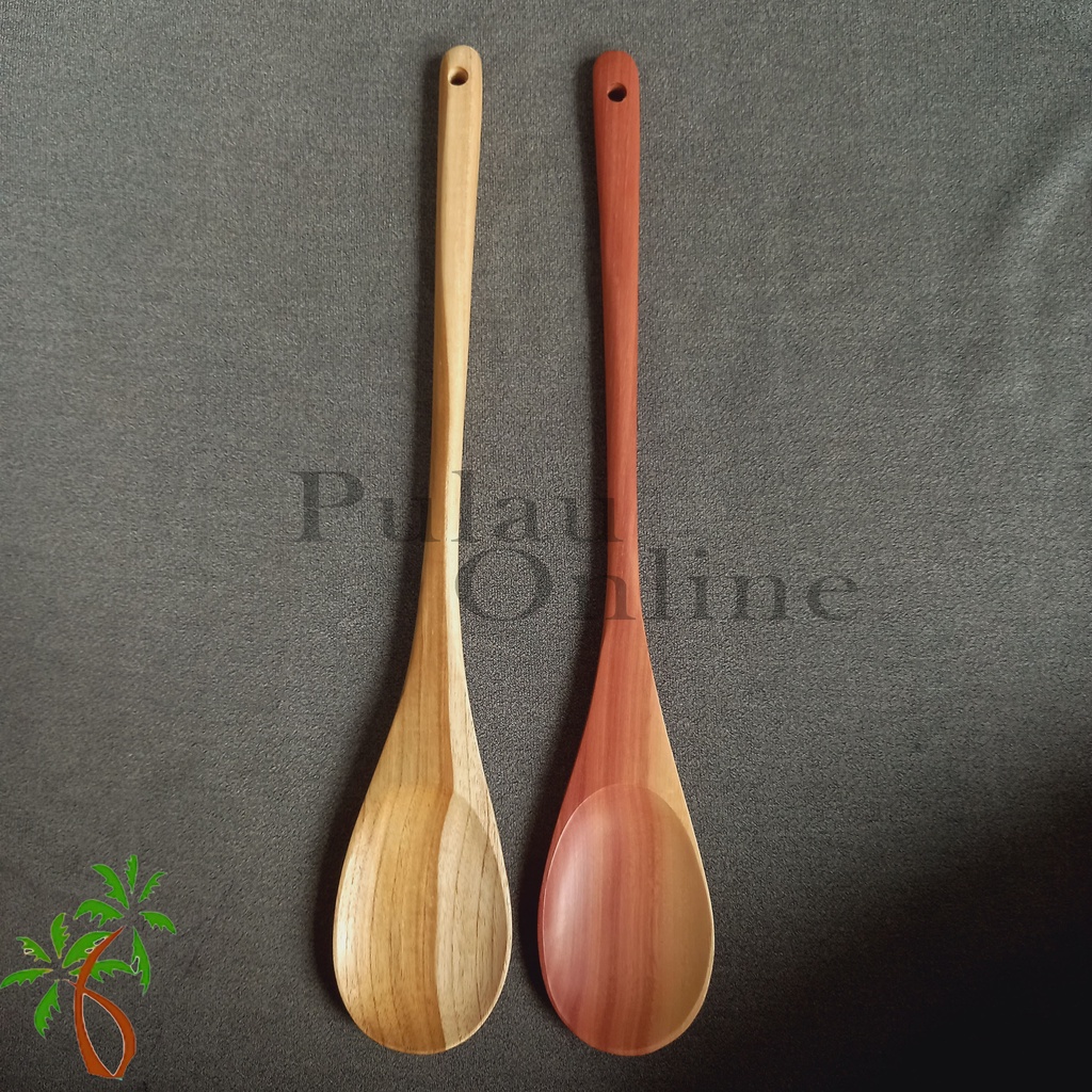 Jual Spatula Bulat Oval kayu sawo 35 cm - Sutil kayu masak - Sutil Kayu ...